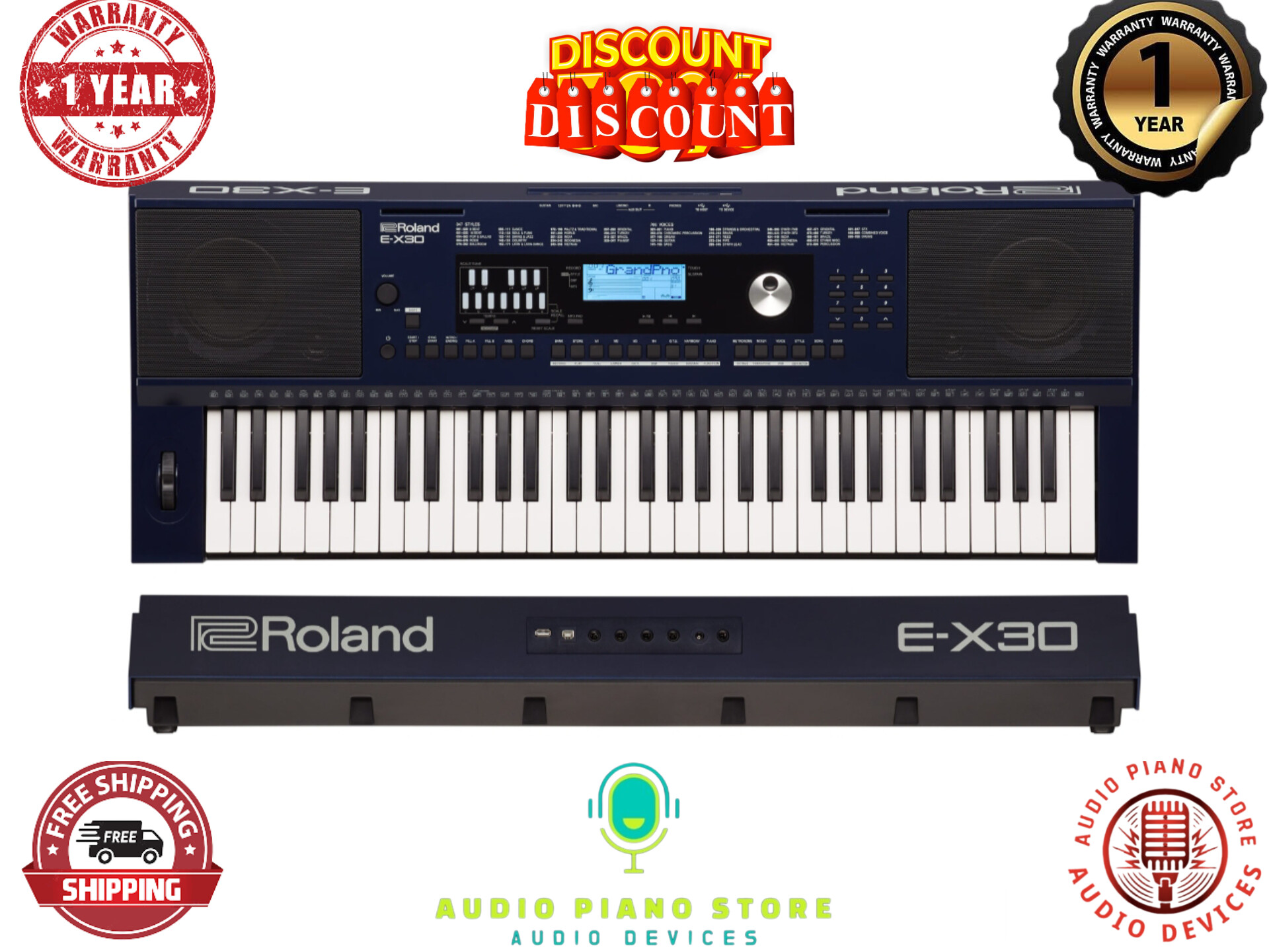 اورج رولند Roland EX-30 Arranger Keyboard | اديو بيانو استور audio ...